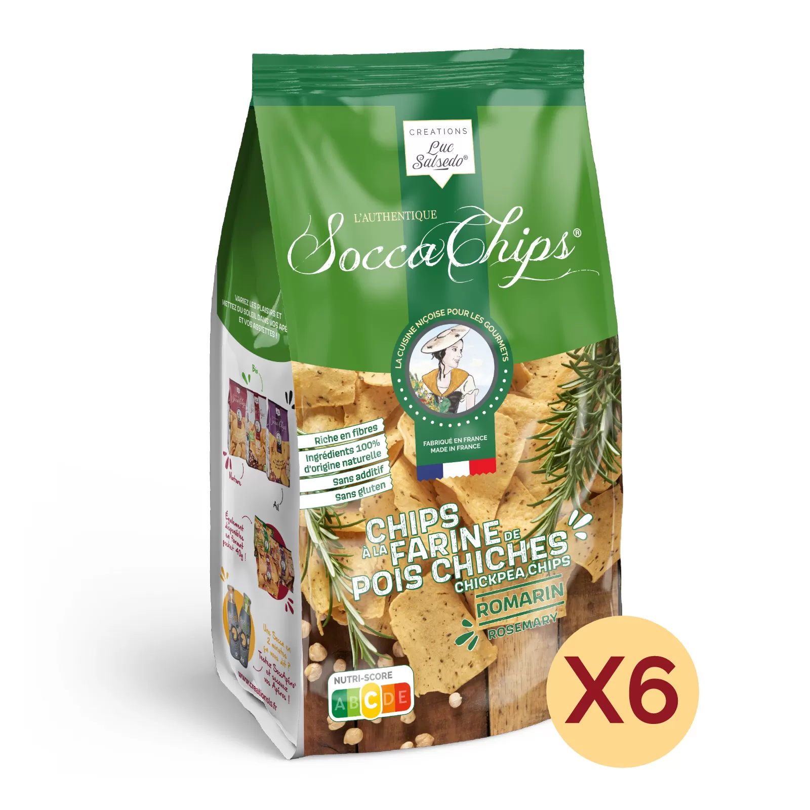 Socca Chips - Chips de pois chiche